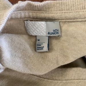 14th & Union | Tops | 4th Union Ruffle Beige Oatmeal Nude Pioneer ...